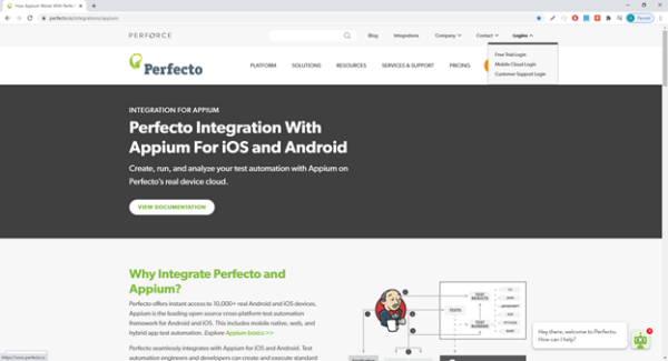 Mobile Automation Accessibility Testing Using Perfecto - IWConnect