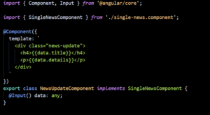 Angular Dynamic Component Setup