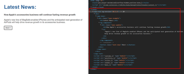 Angular Dynamic Component Setup
