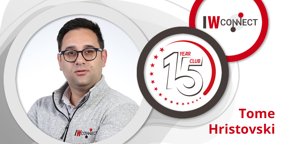 Celebrating 15 years at ⋮IWConnect - Tome Hristovski - IWConnect