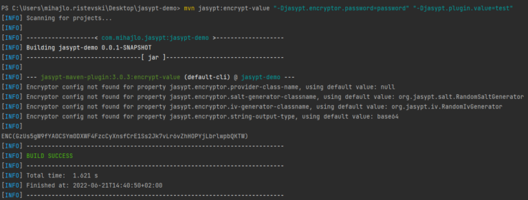 Jasypt Encryption Tool with Spring Boot - IWConnect